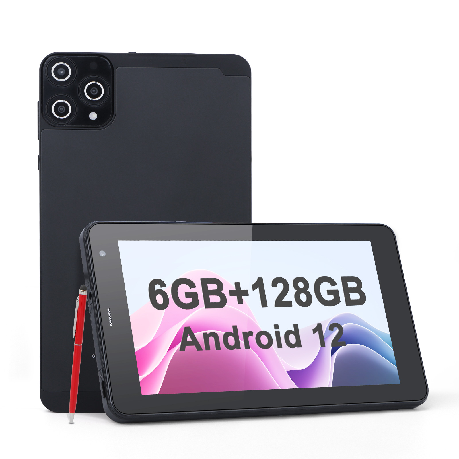 C Idea Android Tablets 6+128GB Quad Core 7 Inch Tablet PC For Student ...