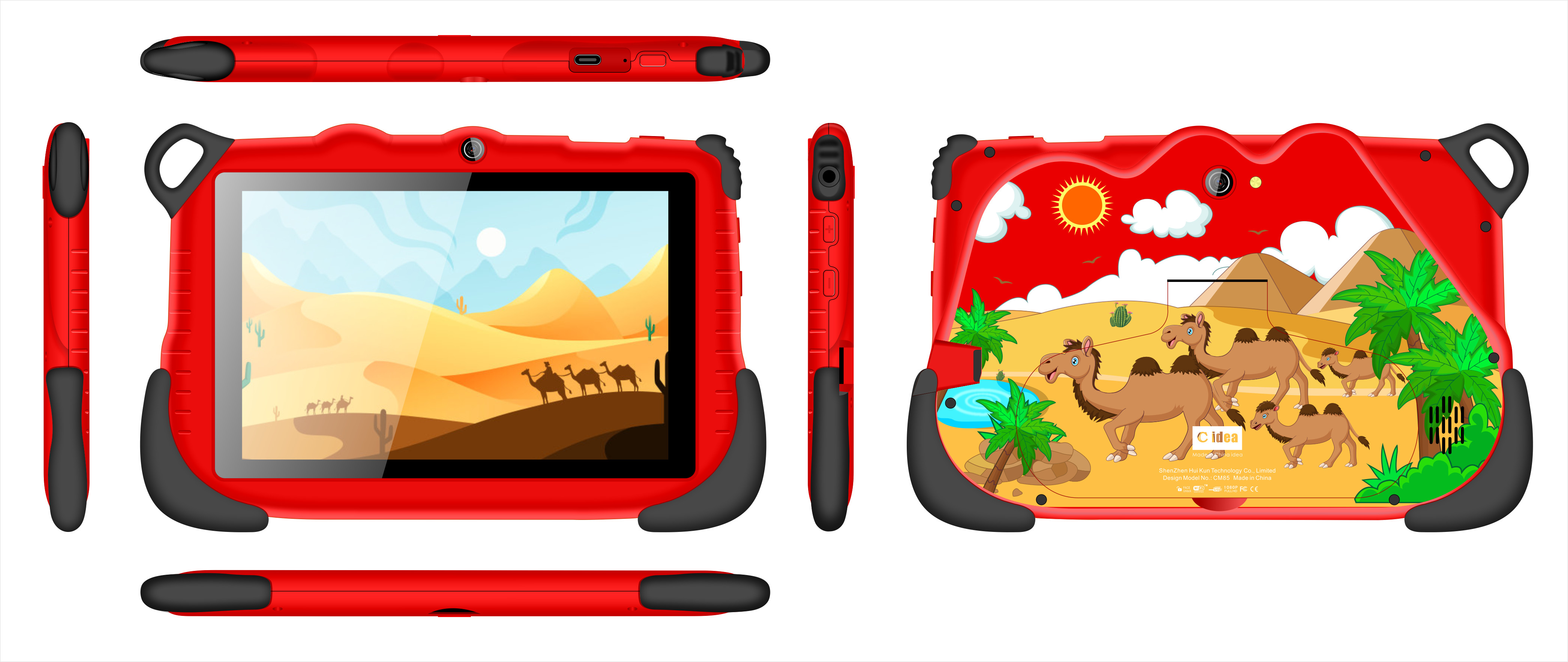 C Idea Tablet Kidspad Android System 7 Inch Kids Tablet Age 3-7 With ...